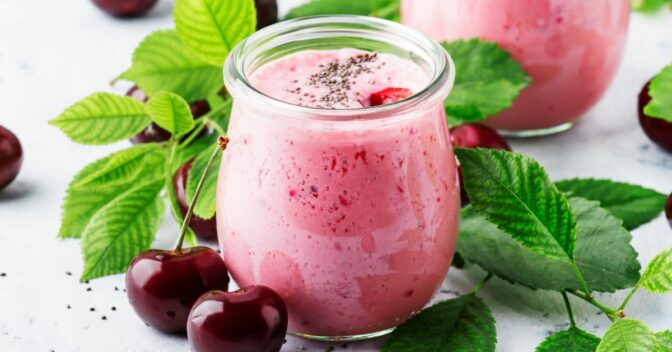 Suco de Frutas Vermelhas com Chia