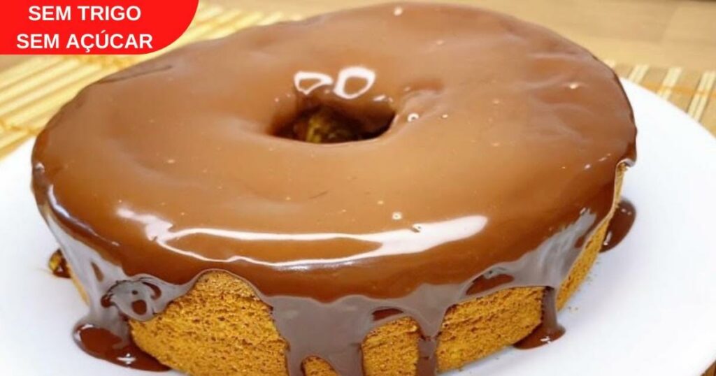 Bolo Fit Sem Açúcar Sem Glúten e Sem Lactose