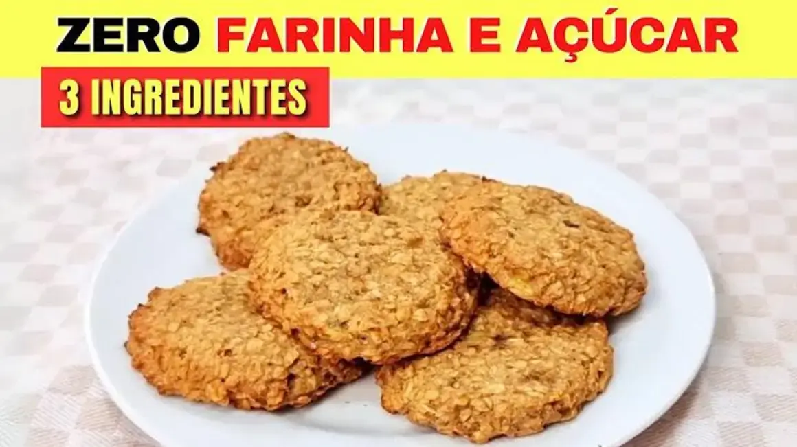 Receita de Biscoito Saudável: Simples e Gostoso com Apenas 3 Ingredientes