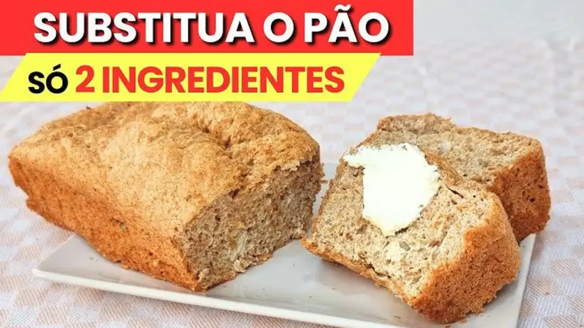 Receita de Pão Vegano Rápido e Fácil Sem Glúten, Sem Ovo e Sem Leite ...