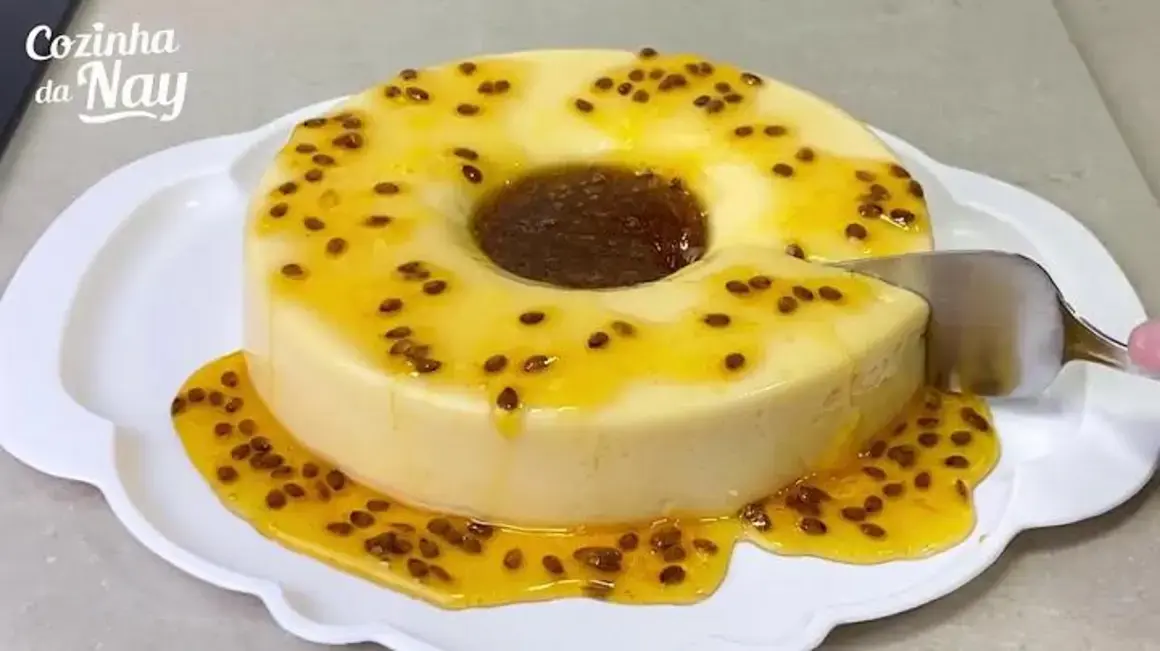 Receita de Pudim Sem Forno, Sem Ovo, Sabor Maracujá: Delicioso e Fácil ...