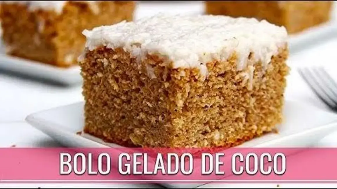 Receita de Bolo Gelado de Coco Sem Glúten e Sem Lactose: Um Delicioso Moeda de Sabor